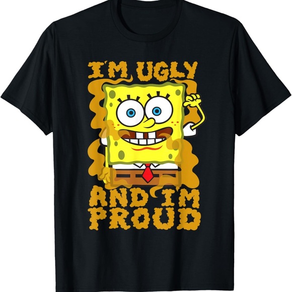 SpongeBob Squarepants | Shirts | Spongebob Squarepants Black Tshirt Im ...